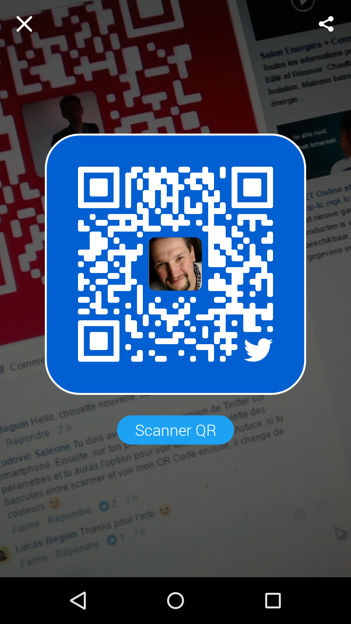 Comment obtenir son QR code Twitter - TiltoScope